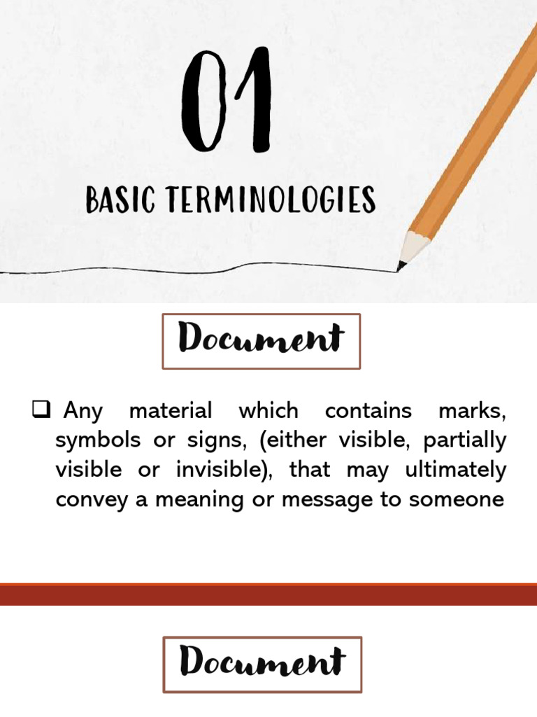 Basic Terminologies | PDF | Authentication | Document
