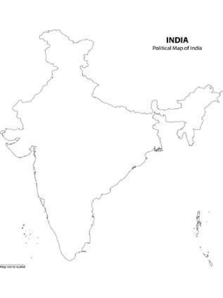 Physical Map of India | PDF