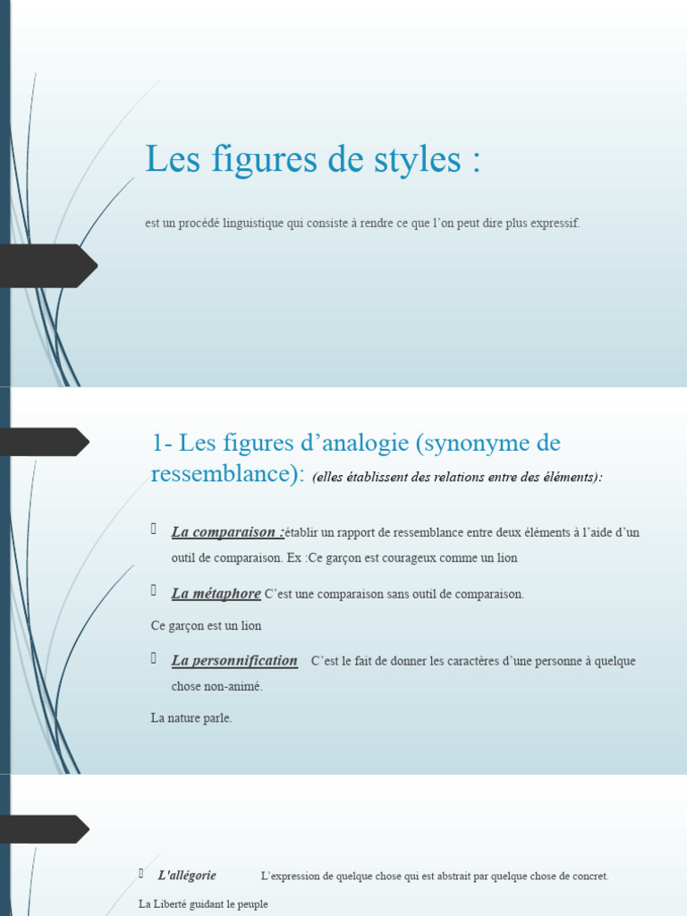 Les figures de styles | PDF | Persuasion | Philologie