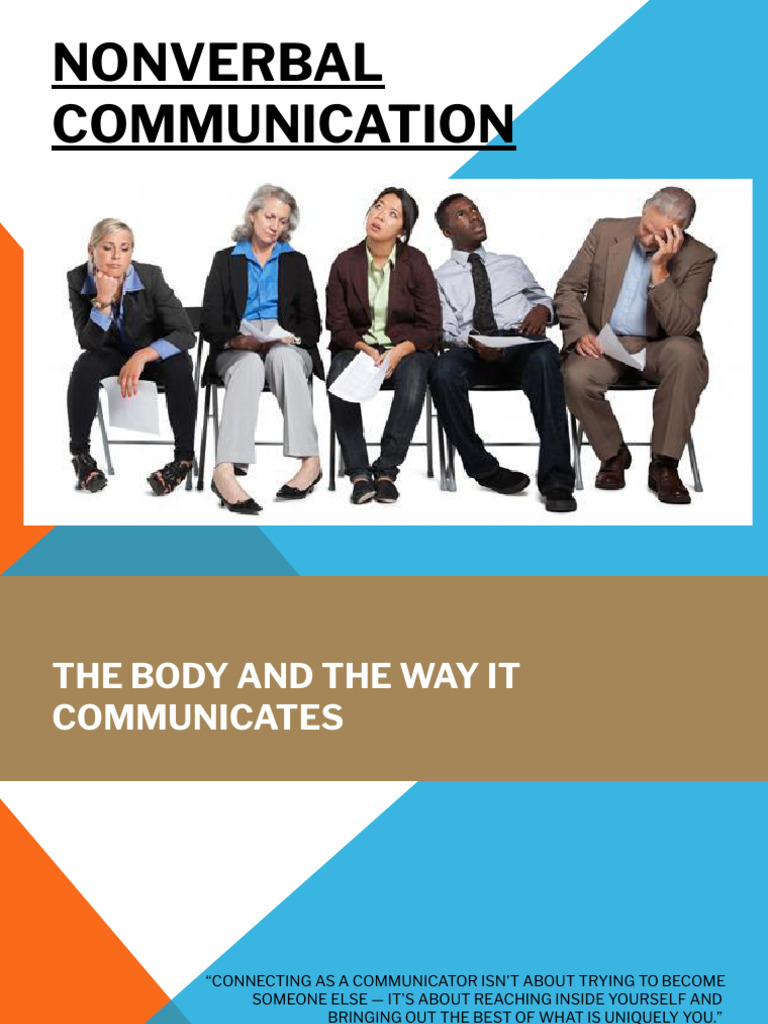 Nonverbal Communication 2022 | PDF | Nonverbal Communication | Communication