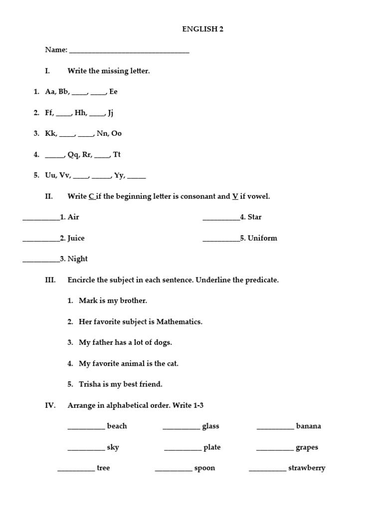 English and Math Exercises for Grade 5 | PDF | Rhythm | Linguistics