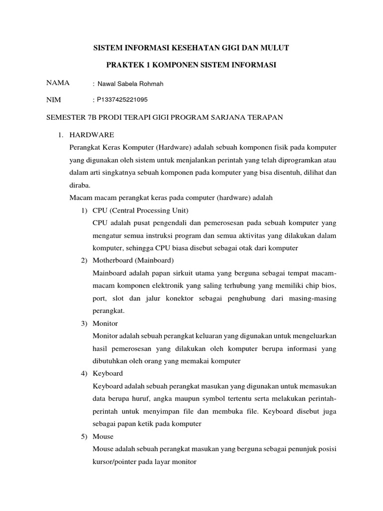 Tugas 1 Sik Gilut | PDF