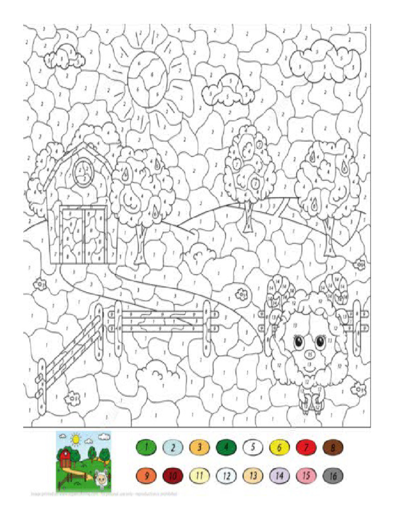 Pintar Por Numeros | PDF