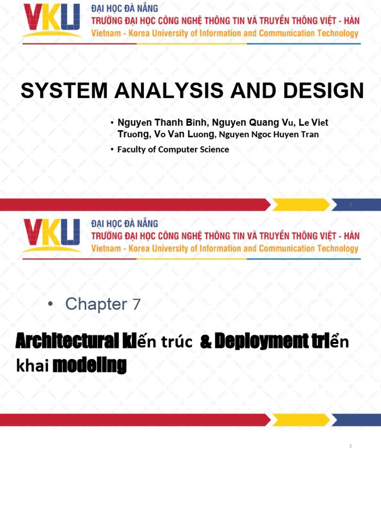 SAD - Ch7 - Architectural Modeling | PDF | System | Computing