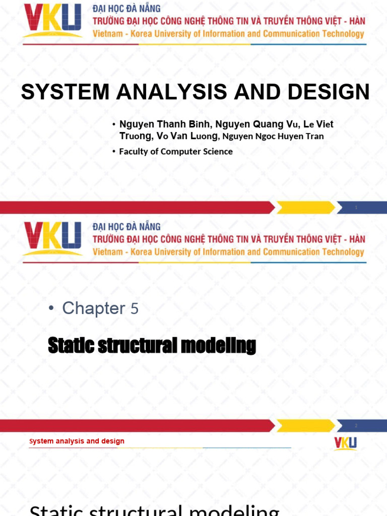 SAD - Ch5 - Static Structural Modeling | PDF | Inheritance (Object Oriented Programming) | Class ...