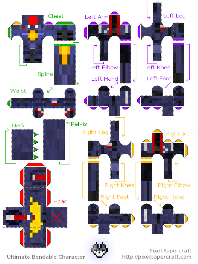 Minecraft Bendable Character | PDF