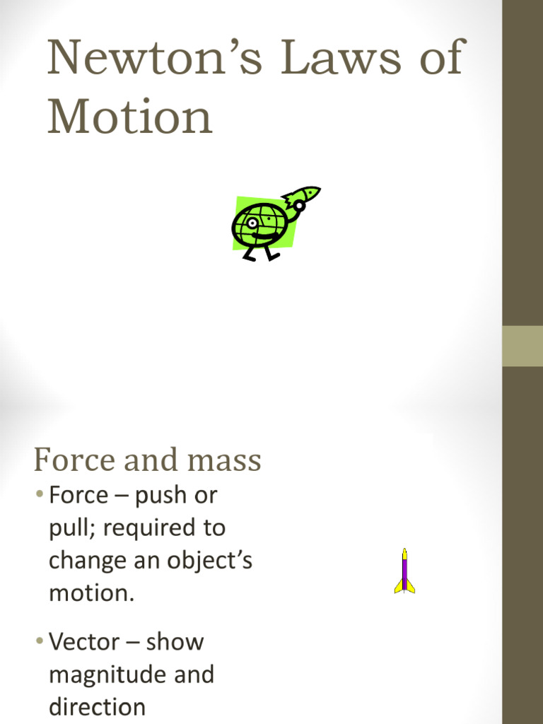 Newton - S Law of Motion | PDF | Force | Mass