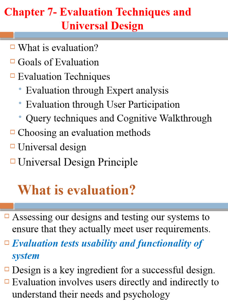 Chapter Seven | PDF | Usability | Cognition