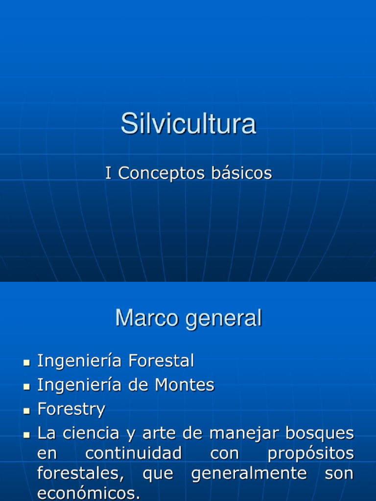 Silvicultura | PDF