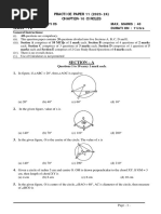 Worksheet Class 9 Circles | PDF