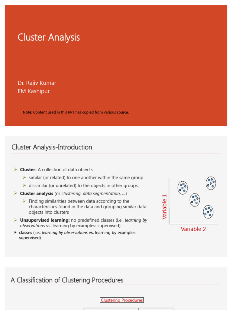 Session 18-Cluster Analysis | PDF | Cluster Analysis | Algorithms Session 18-Cluster Analysis | PDF | Cluster Analysis | Algorithms