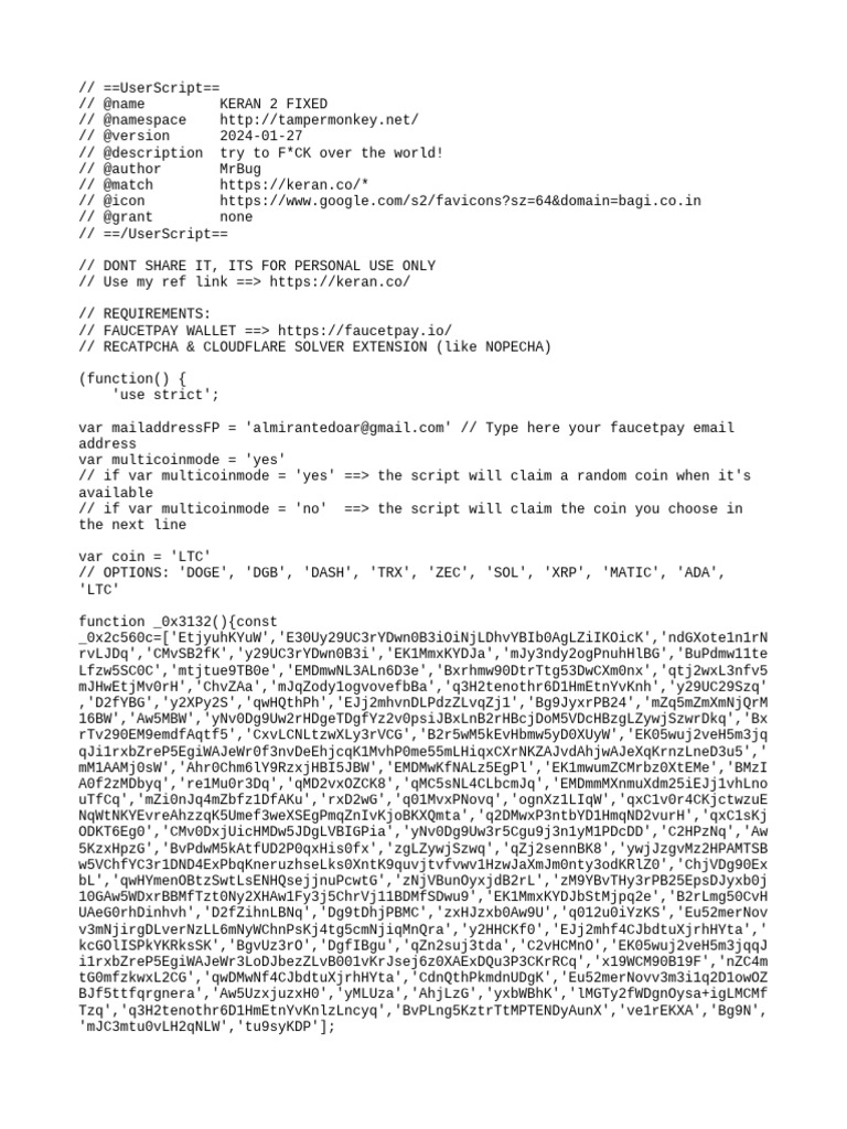 SCRIPT KERAN | PDF | Software Engineering | Computer Programming