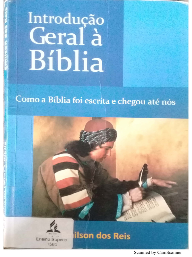 Introdução Geral A Bíblia - Pr. Emilson Dos Reis | PDF