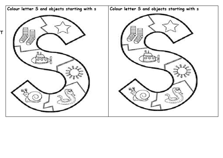 Letter S Activity | PDF
