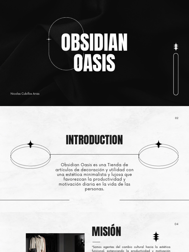 Obsidian Oasis Nicolas Cubillos | PDF