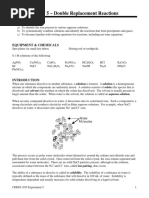 Double Displacement Reaction Examples | PDF | Ion | Precipitation ...