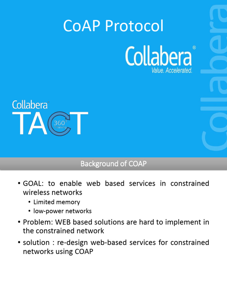 Application Protocol - CoAP | PDF | Network Protocols | Application Layer Protocols