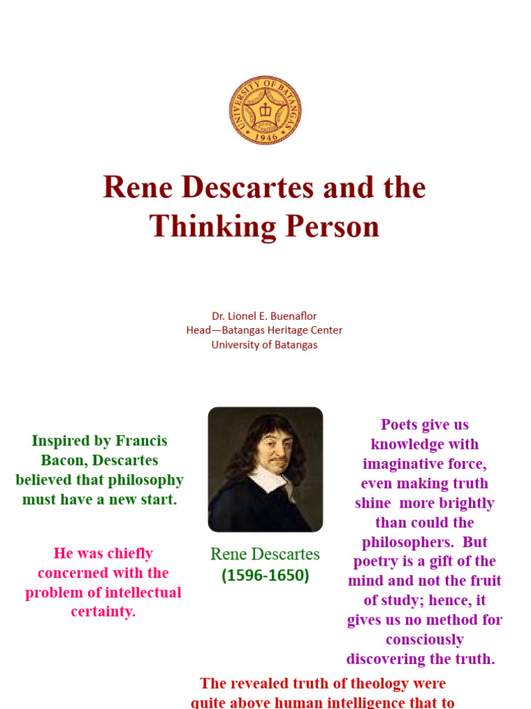 Descartes' Method of Doubt and Knowledge | PDF | René Descartes | Soul