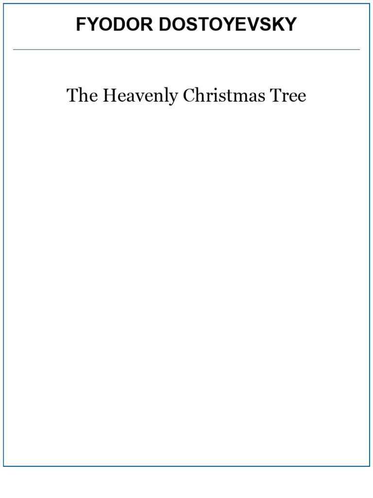 The Heavenly Christmas Tree | PDF