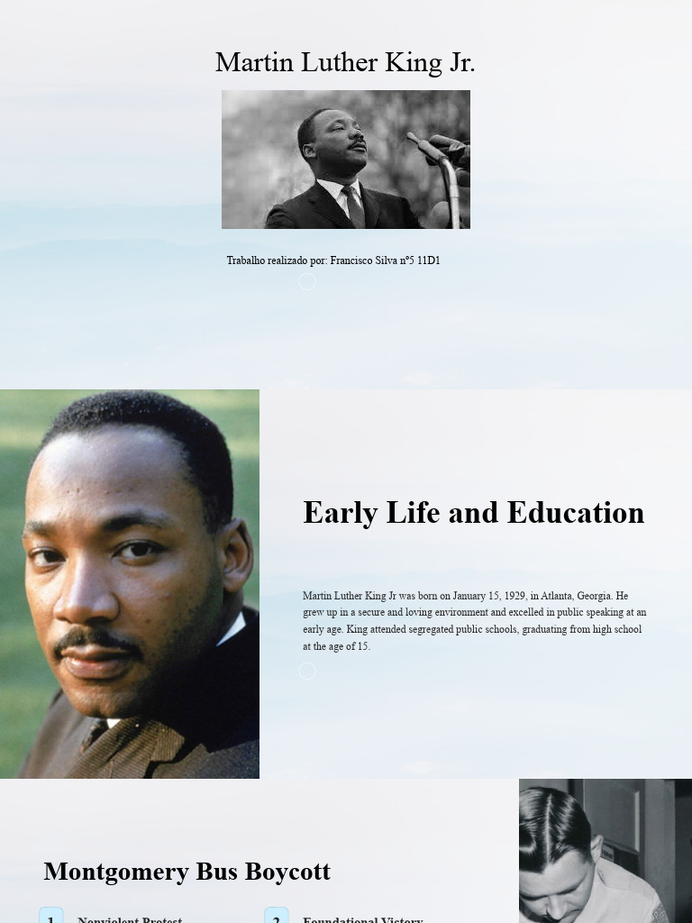 Early Life and Education | PDF | Martin Luther King Jr. | Social Movements