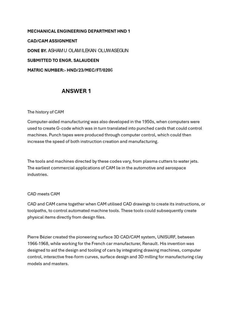 Assignments | PDF | Computer Aided Design | Autodesk