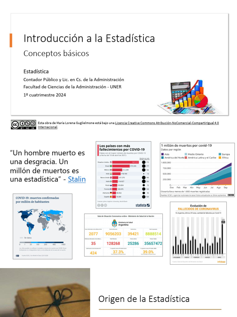TEMA 1 Introducción a la Estadística | PDF | Nivel de medida | Estadísticas