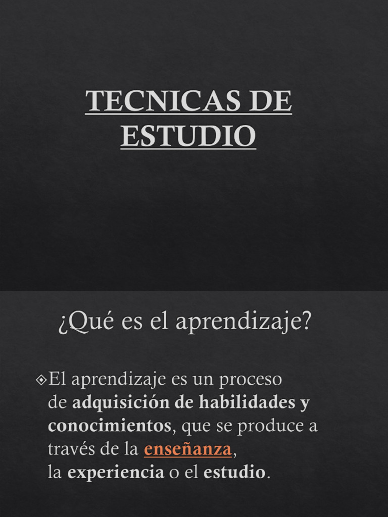 Tecnicas de Estudio Power Belen | PDF