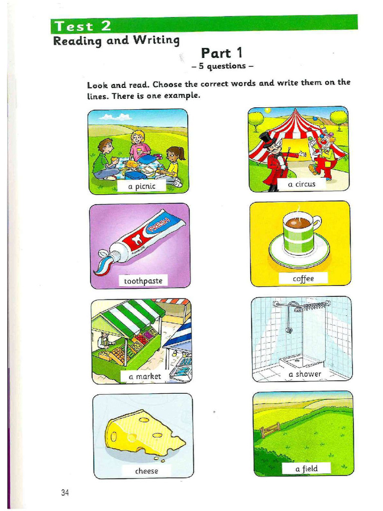 Test 02 - Reading & Writing | PDF
