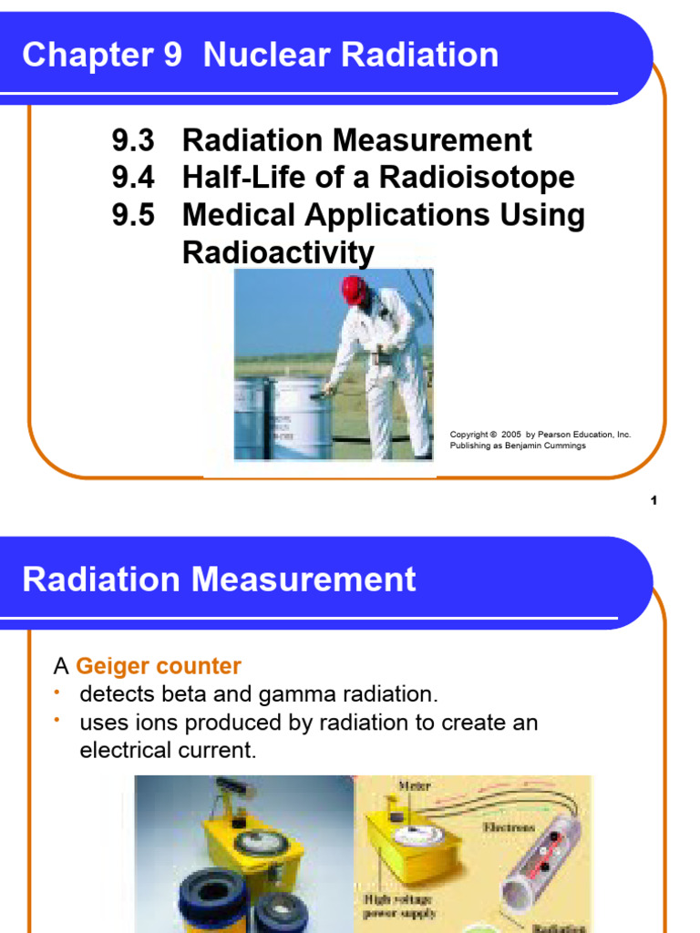 Chapter 9 Nuclear Radiation | PDF | Ionizing Radiation | Radionuclide