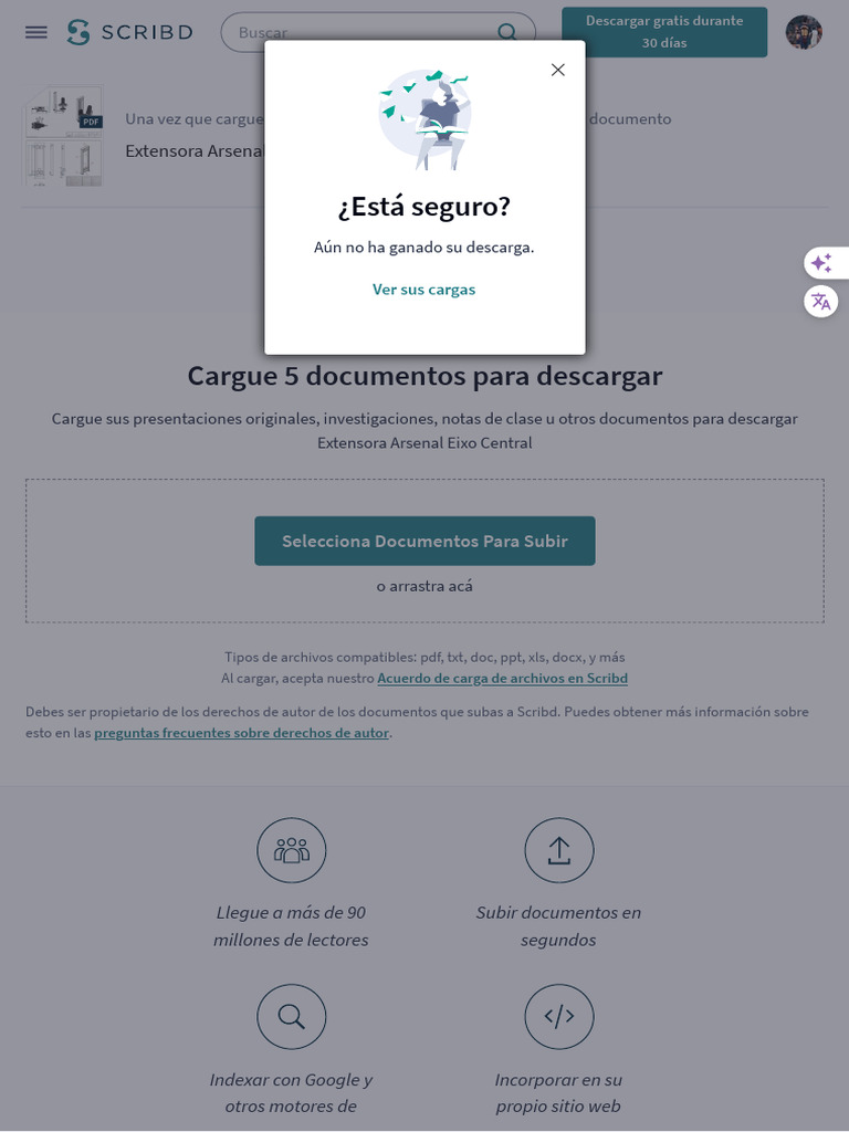 Suba Un Documento - Scribd990 | PDF | Scribd | Facebook