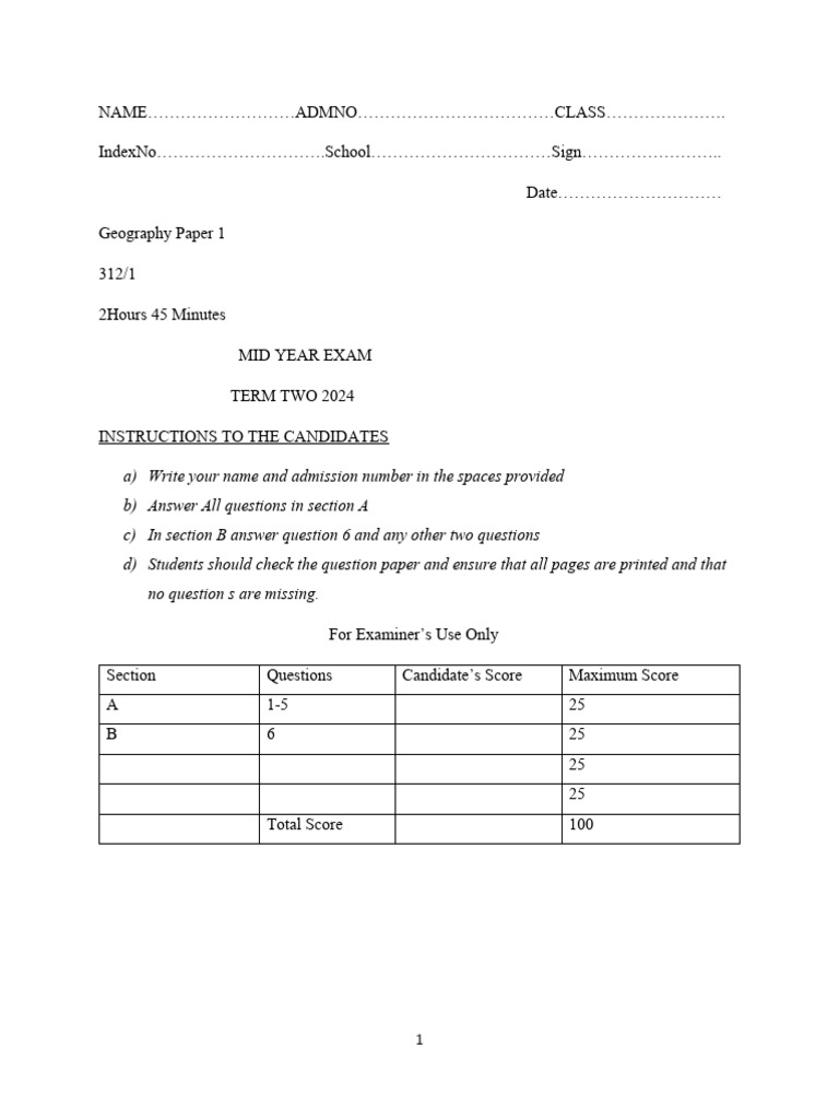 Bujiset Geo PP1 Questions Corrected | PDF | Temperate Climate | Rock (Geology)