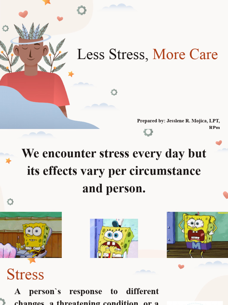 13 Less Stress More Care | PDF | Stress (Biology) | Anxiety