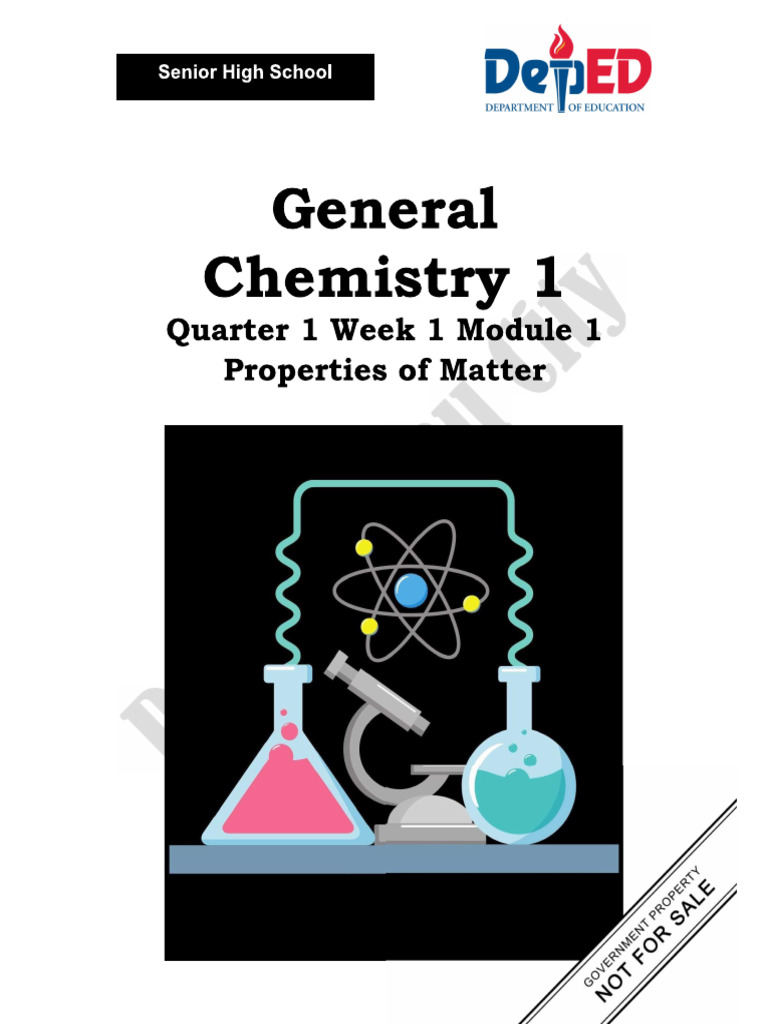 Gen. Chem 01 Modules | PDF