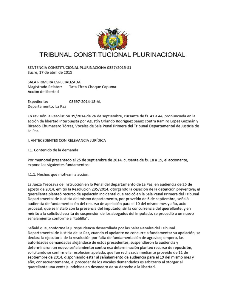 Principio de Predictibilidad | PDF | Caso de ley | Apelación