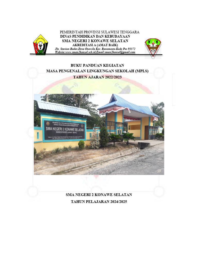 Buku-Panduan-MPLS SMAN 2 KONSEL 2024-2025 | PDF
