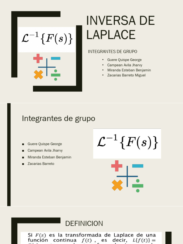 Inversa de Laplace | PDF