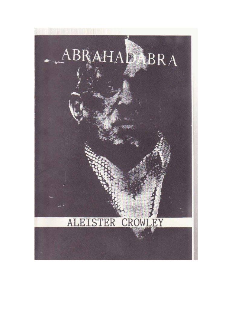 Abrahadabra (Aleister Crowley) | PDF
