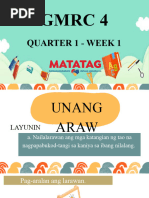 GMRC Q1 W1 Sariling Kakayahang Mag-Isip at Magmahal | PDF