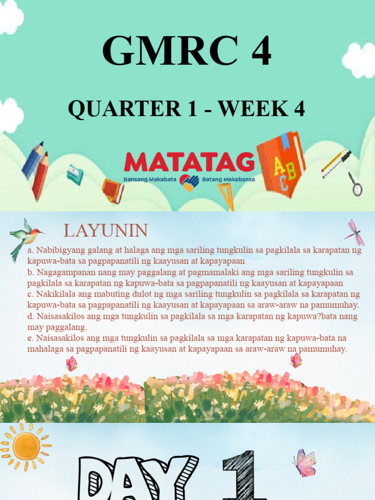 Q1-GMRC 4 Week 4 | PDF