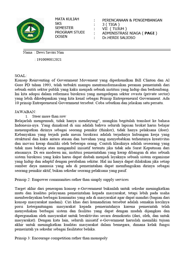 Dewi Uts Manajemen Proyek Pagi - Dewi Savitri | PDF