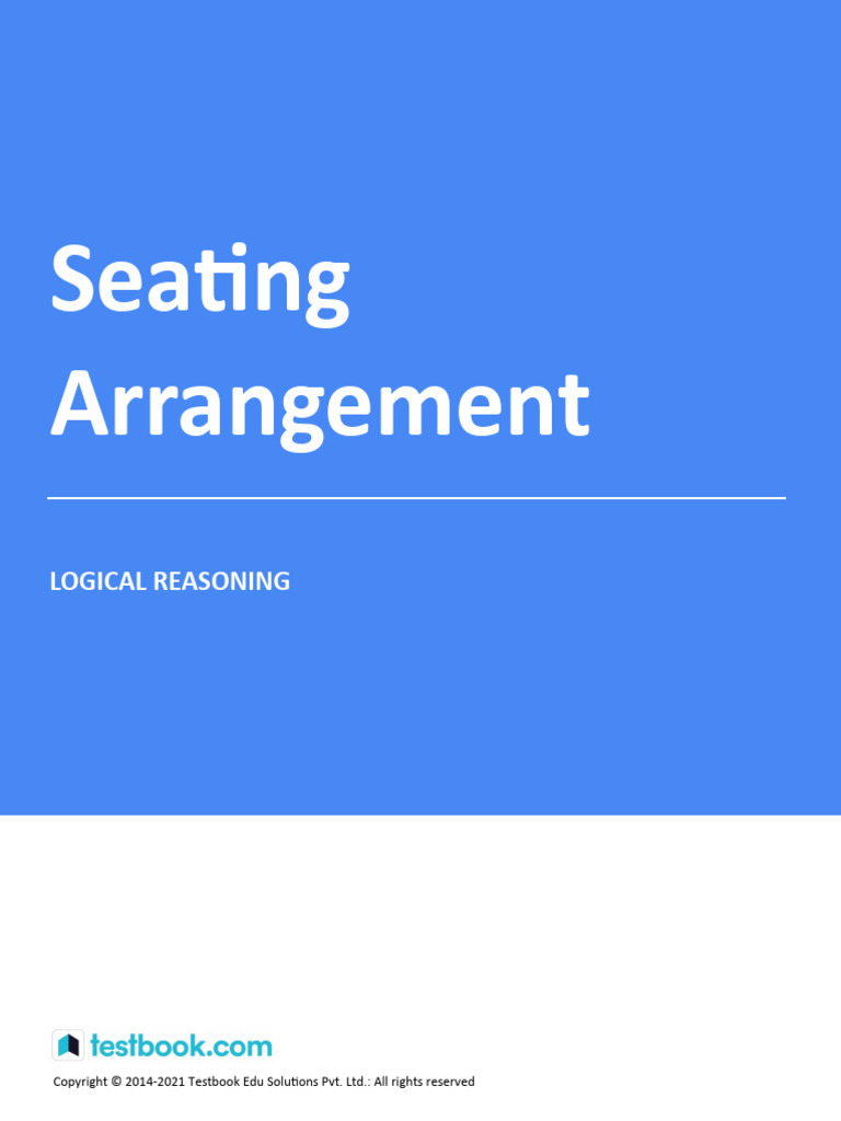 Seating Arrangement (Level 2) - Study Notes | PDF | Tea