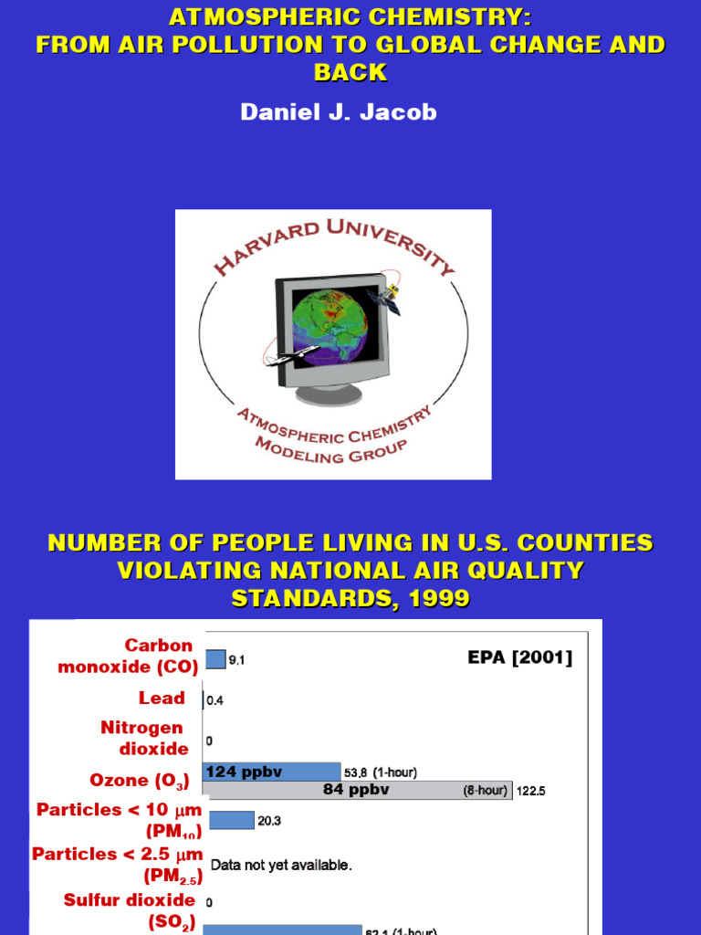 Atmospheric Chemistry and Air Quality | PDF | Greenhouse Gas | Particulates
