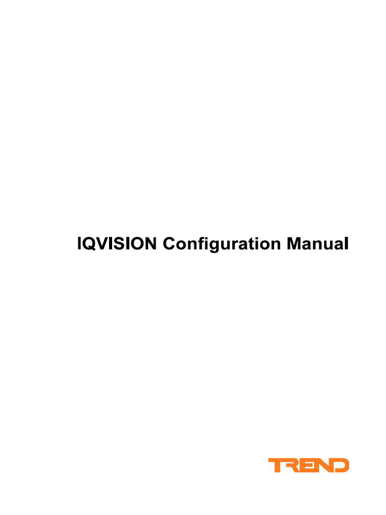 IQ Vision User Manual | PDF