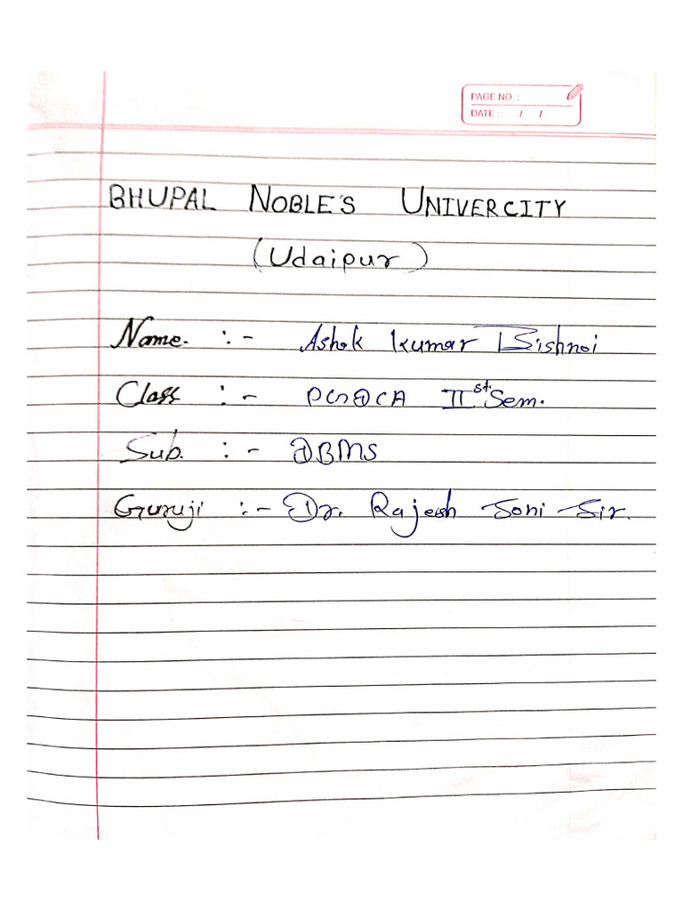 Data Base Management System.. Assignment.... DR - Soni Sir | PDF