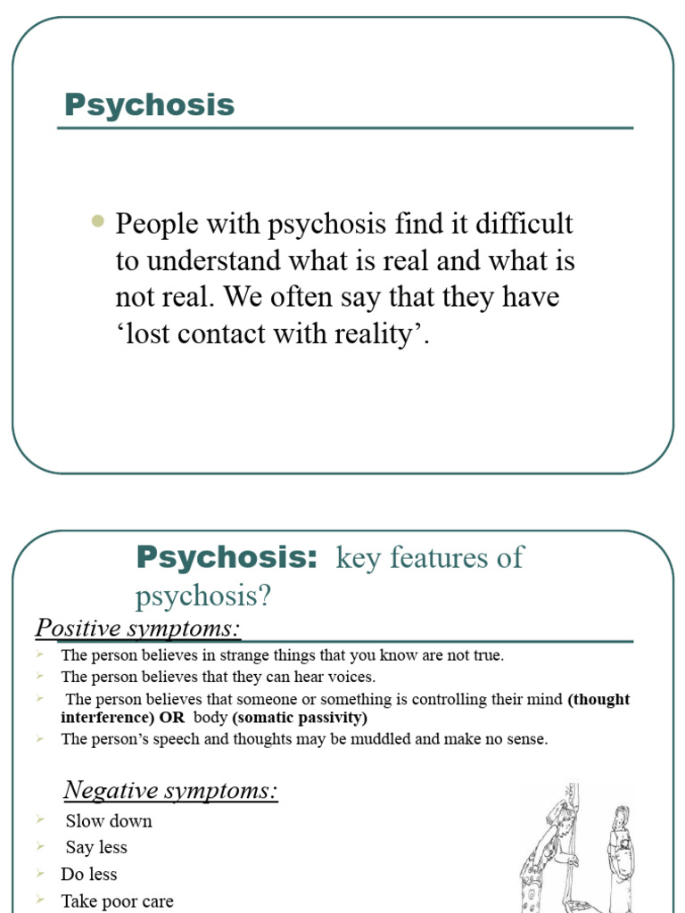 Angel's Presentation On Psychosis | PDF | Psychosis | Schizophrenia