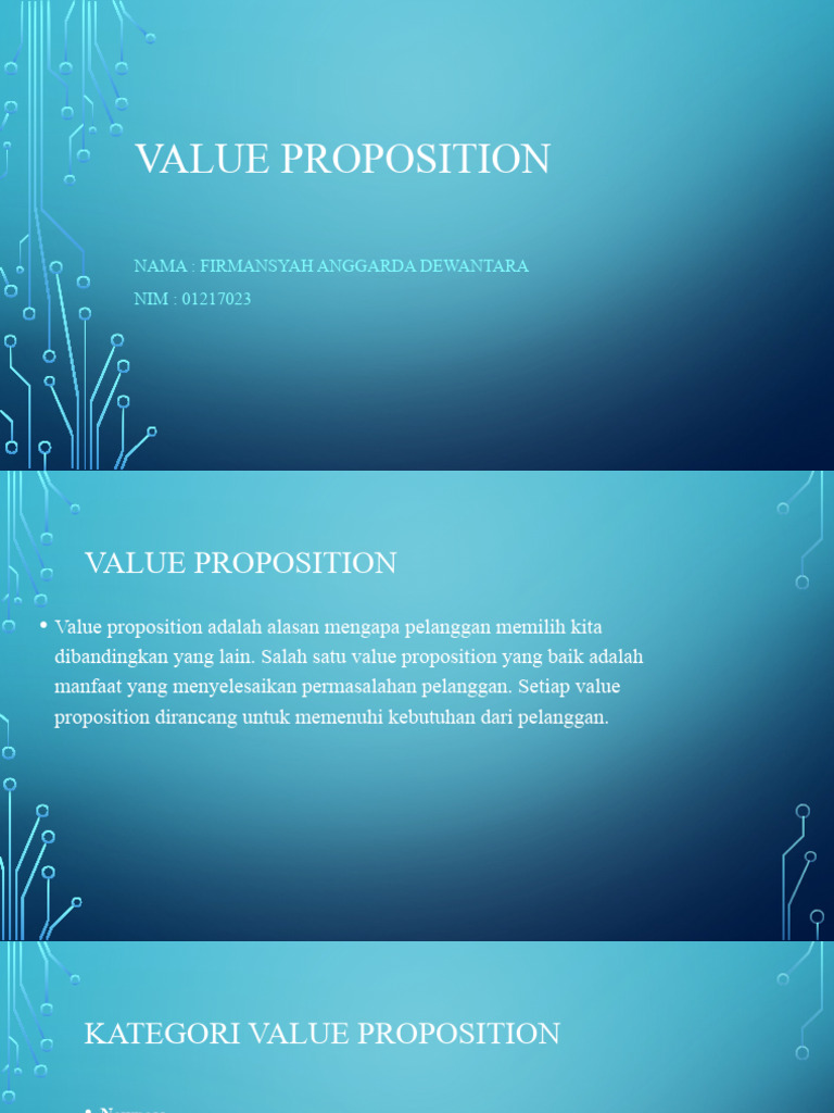 Value Proposition | PDF