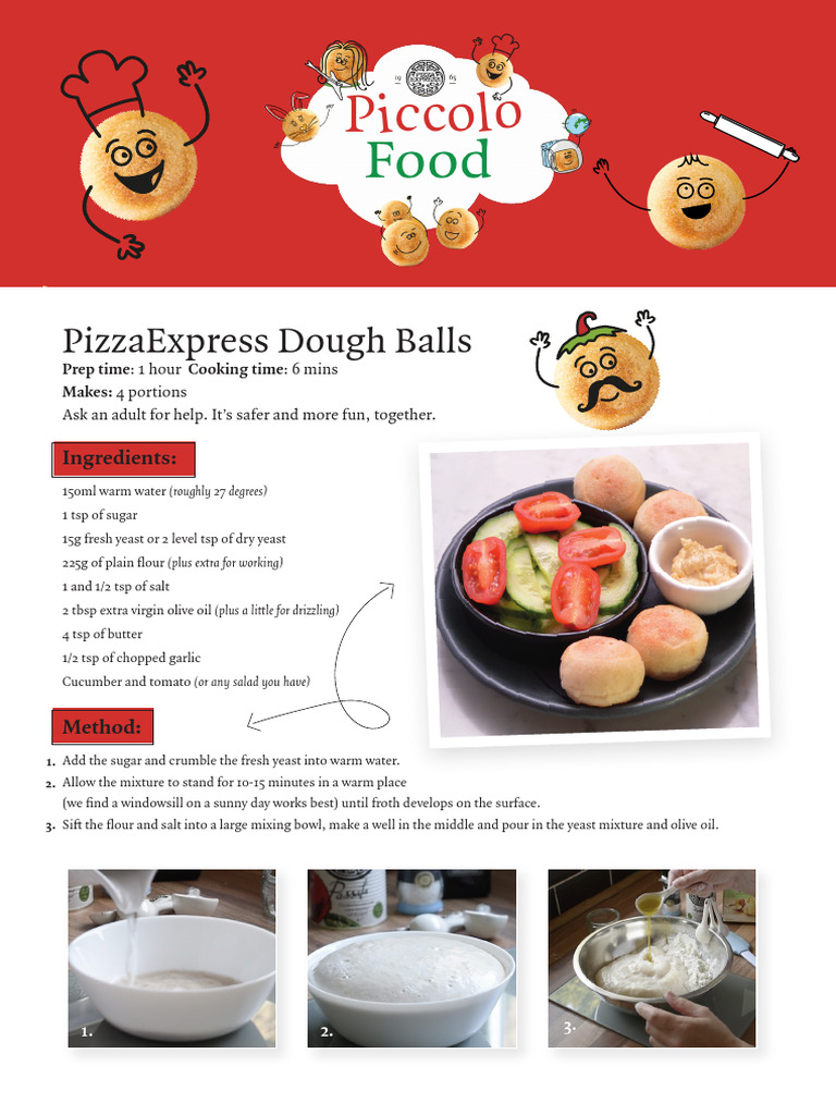Piccolo Recipes DoughBalls | PDF | Dough | Flour