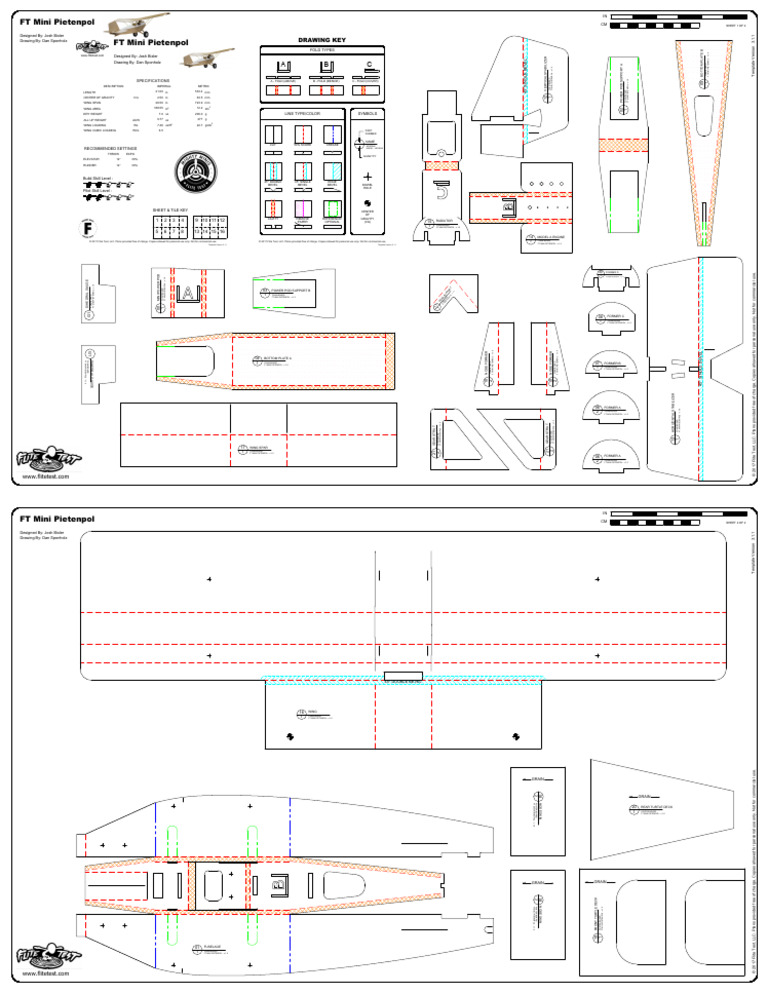 FT Mini Pietenpol Model Plans | PDF | Aerospace | Aerospace Engineering