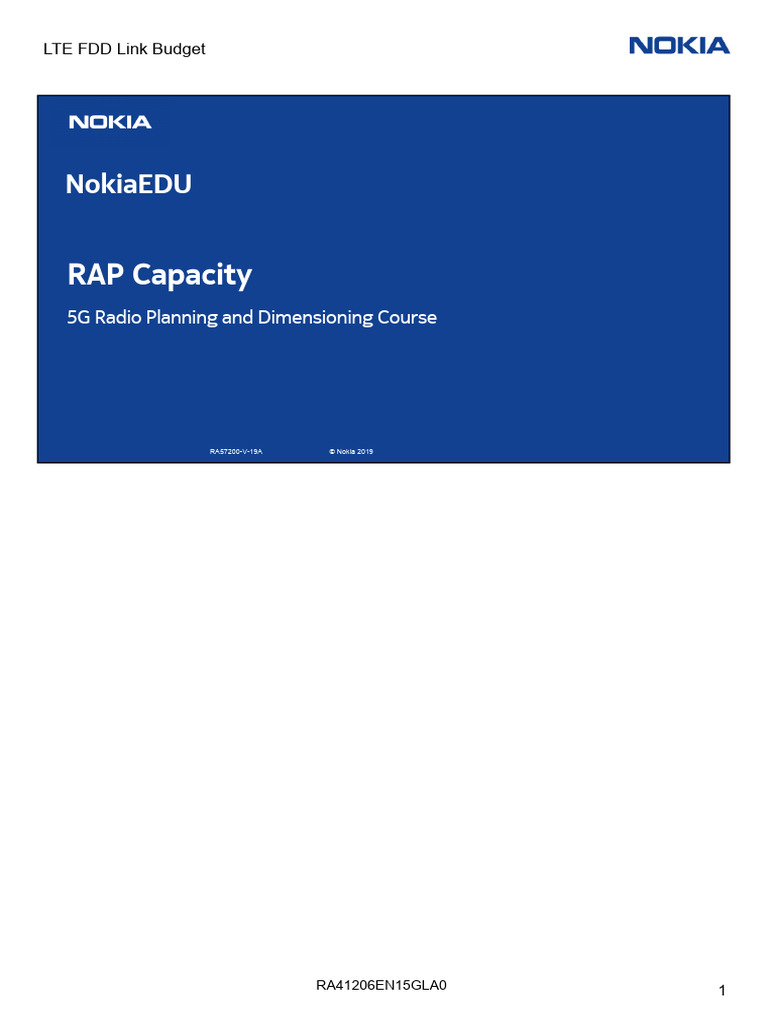 RA57200-V-19A - 03 - RAP Capacity and Dimensioning | PDF | Cellular ...