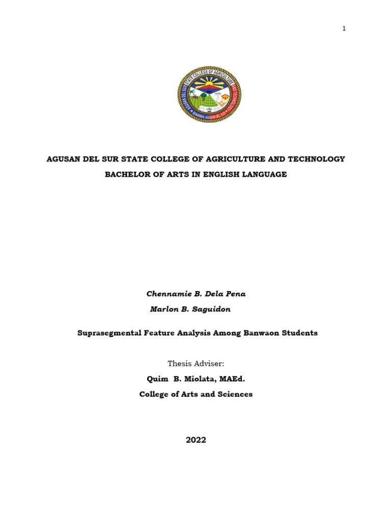 Marla Revised RRL | PDF | Tone (Linguistics) | Stress (Linguistics)